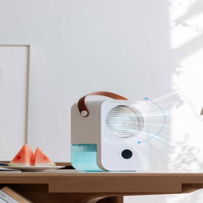 Porodo Lifestyle Nano Mist Cooling Fan: Refresh with Water & Ice